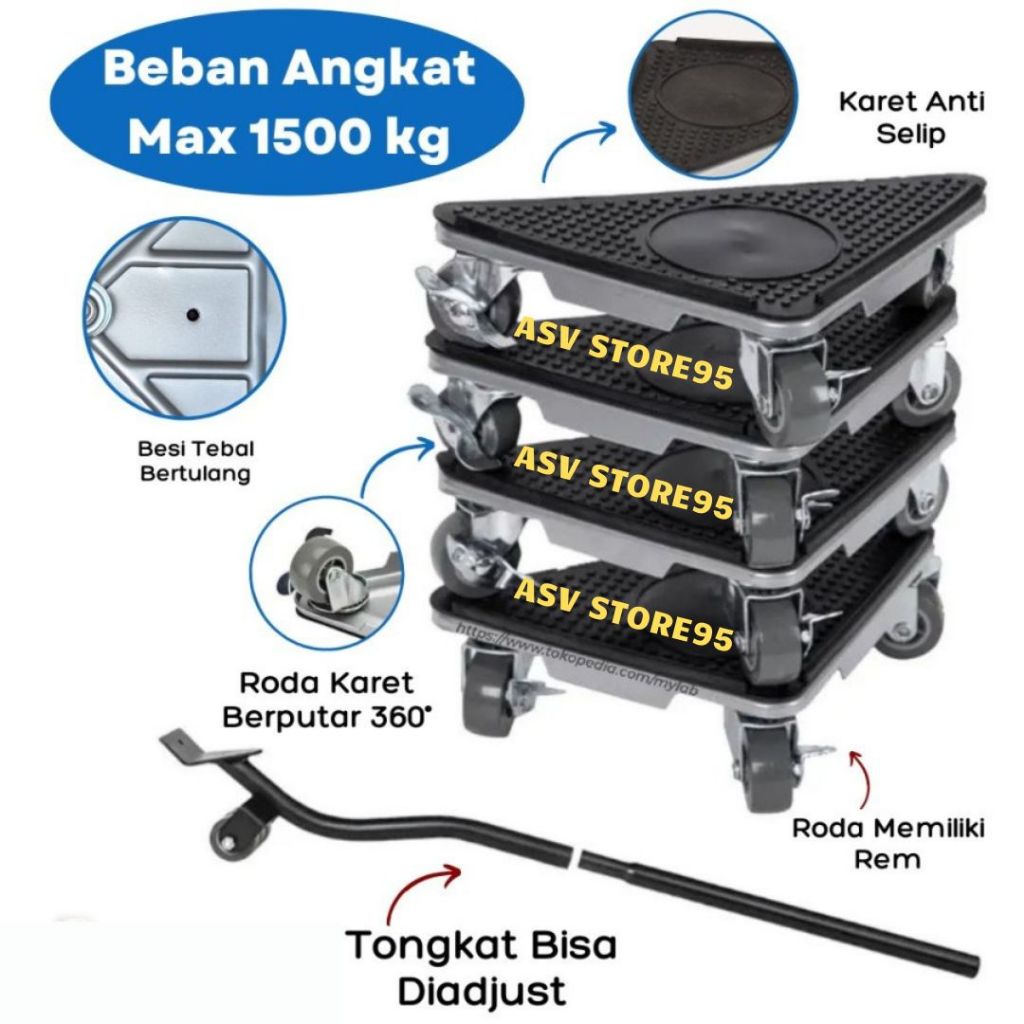 Jual Roda Alat Bantu Angkat Barang Pindah Pengangkat Furniture Beban ...