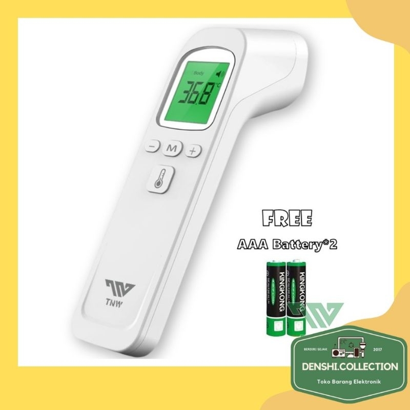 Jual TNW Thermogun Termometer Suhu Tubuh Digital Termometer Inframerah ...