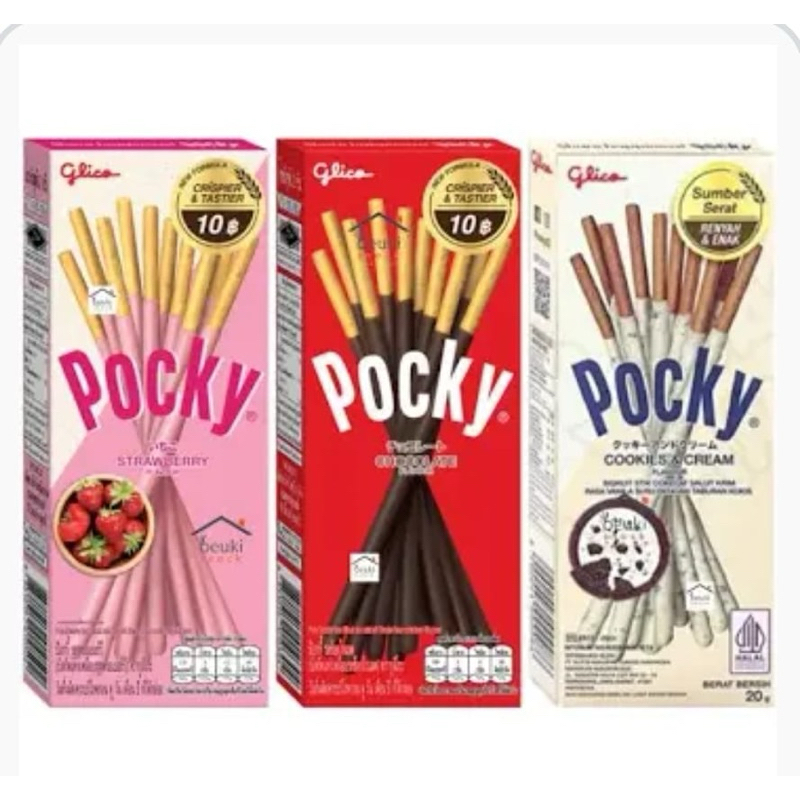 Jual GLICO Pocky Half Size aneka varian rasa | Shopee Indonesia