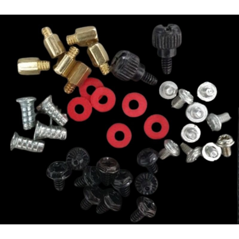 Jual Paket Sekrup Spacer Ring CMOS Case DVD FAN Komputer Mur PC Set ...