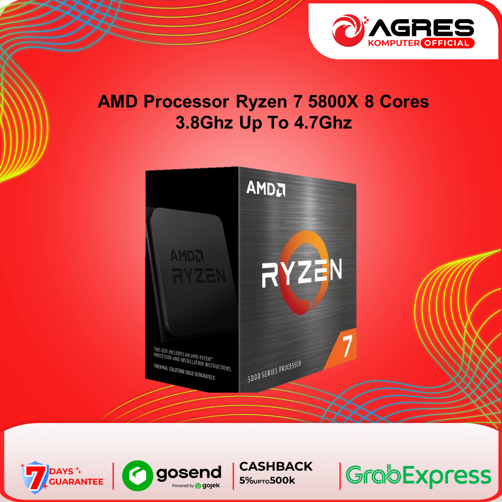 Jual AMD PROCESSOR RYZEN 7 5800X AM4 3Y | Shopee Indonesia