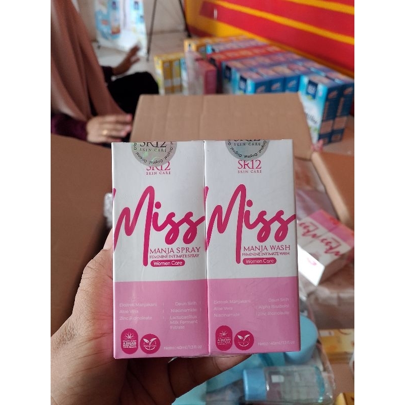 Jual MANJA SPRAY DAN MANJA WASH SR12/MISSMANJA/FEMININECARE | Shopee ...