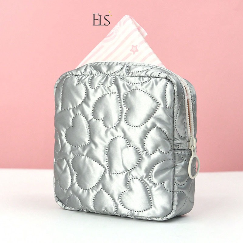 Jual ELSA Cosmetic Pouch Pola Love Mini 0594 | Shopee Indonesia