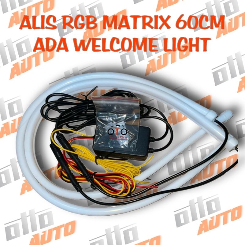 Jual LAMPU LED DRL ALIS RGB MATRIX WELCOME LIGHT 30CM & 60CM SELANG ...