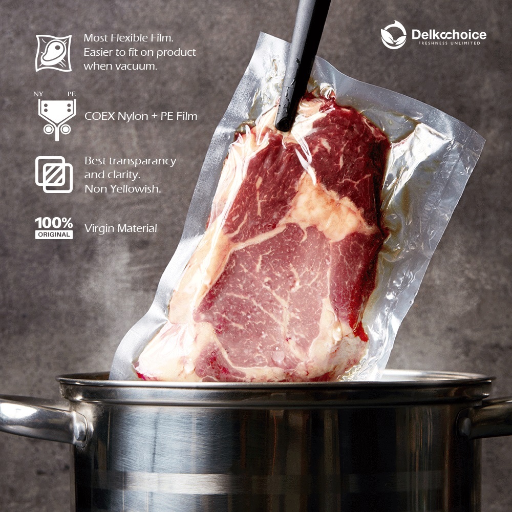 Jual Vacuum POLOS EMBOSS ROLL Smooth Bintik Plastik Vakum Tebal Makanan ...