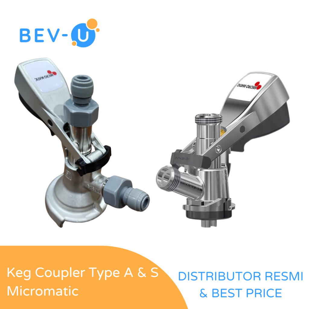 Jual Coupler Type A Type S Micromatic Stainless Steel Keg Coupler A ...