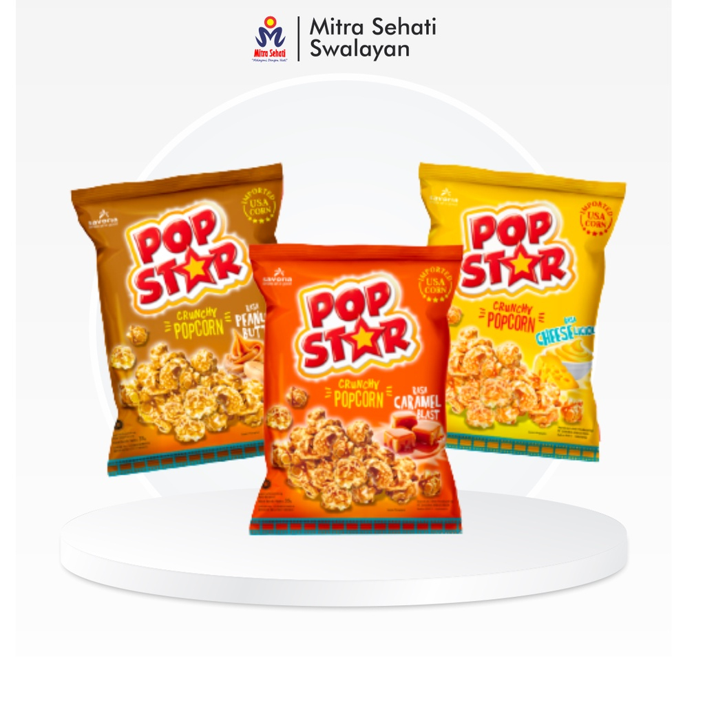 Jual POP STAR Crunchy Popcorn 35GR - Mitra Sehati Swalayan | Shopee ...