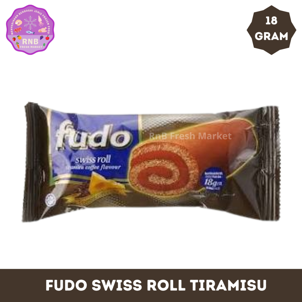 Jual Snack Fudo Swiss Roll Tiramisu Coffee Flavour Netto 18 Gram ...