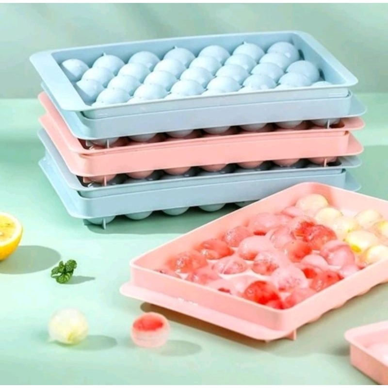 Jual Cetakan Es Batu Bulat Jelly Ball Jumbo 33 lubang | Shopee Indonesia