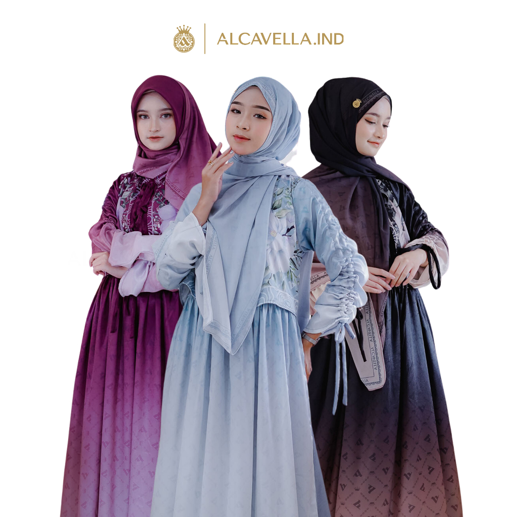 Jual ALCAVELLA - AURORA DRESS | GAMIS WANITA | DRESS MUSLIM | GAMIS ...