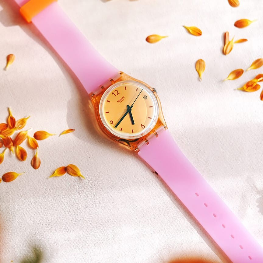 Jual Original 100%!! Jam Tangan Wanita SWATCH SO28O401 Coral Dreams ...