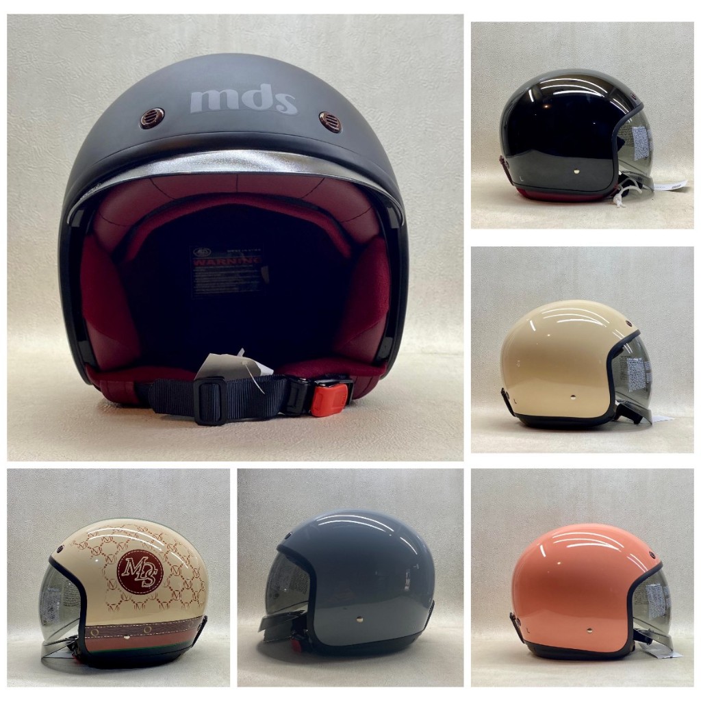 Jual Helm MDS Magnum Solid - Motif || MDS Retro - Bogo Hijab NIELS ...