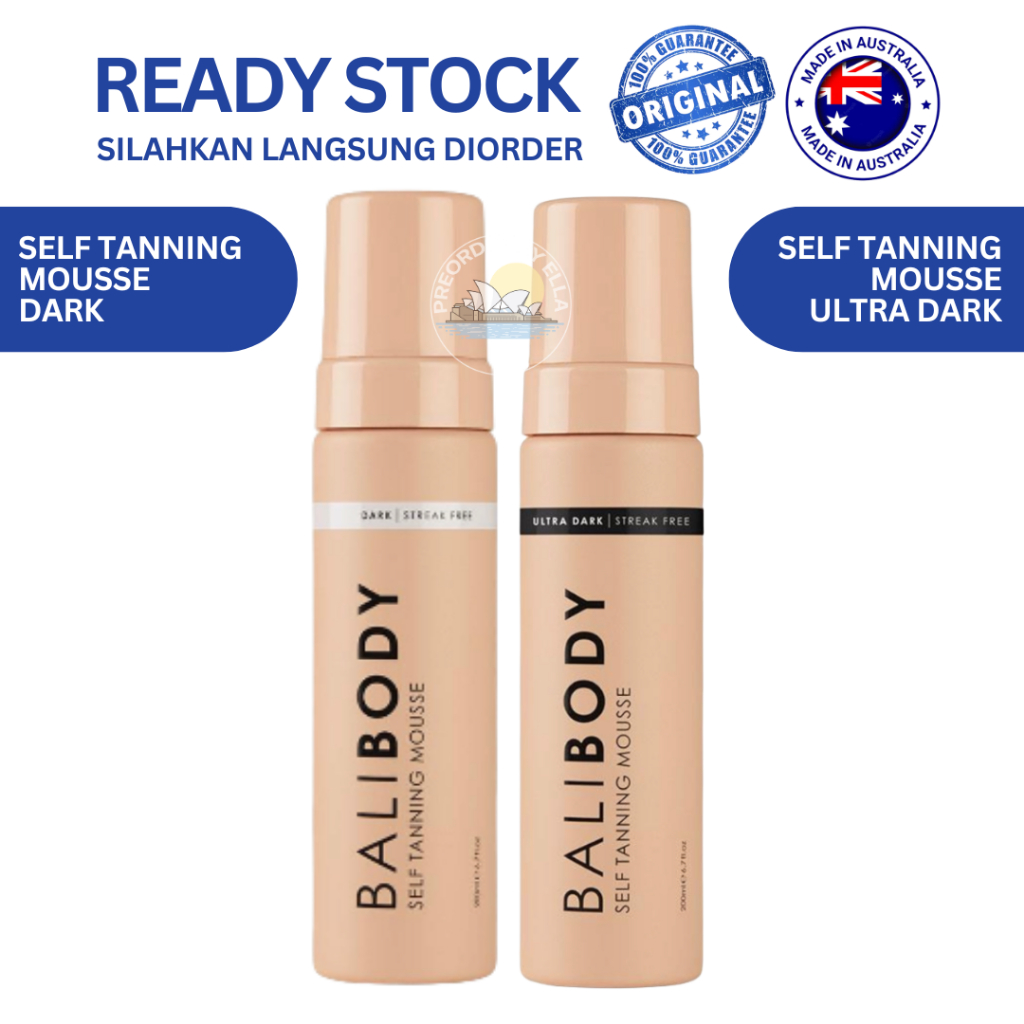 Jual Bali Body Self Tanning Mousse Dark / Ultra Dark 200ml - Australia ...