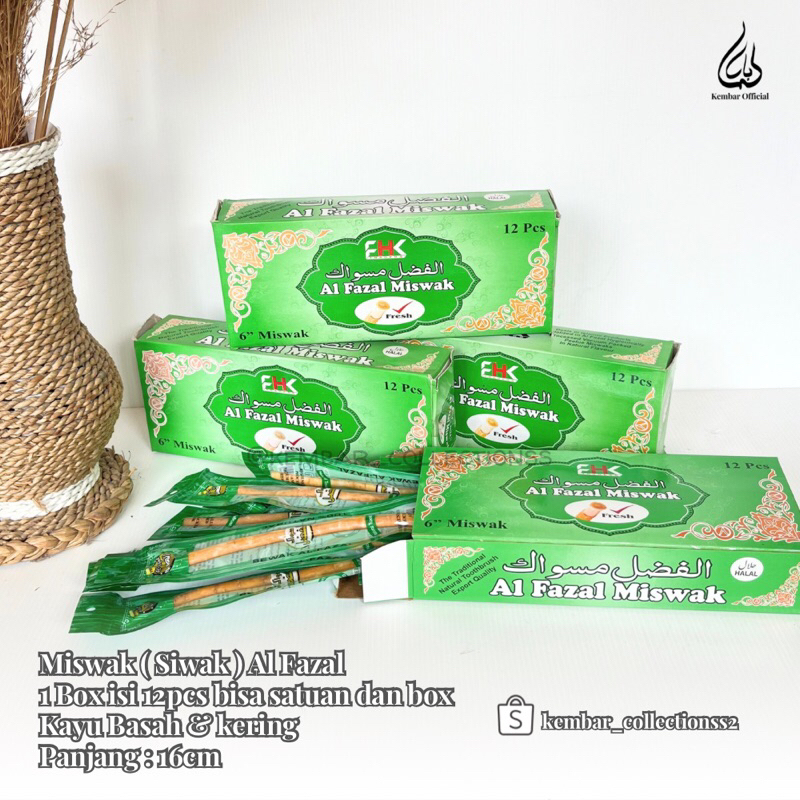 Jual Siwak Kecil Alfazal Original Product Per Lusin / Kayu Miswak ...