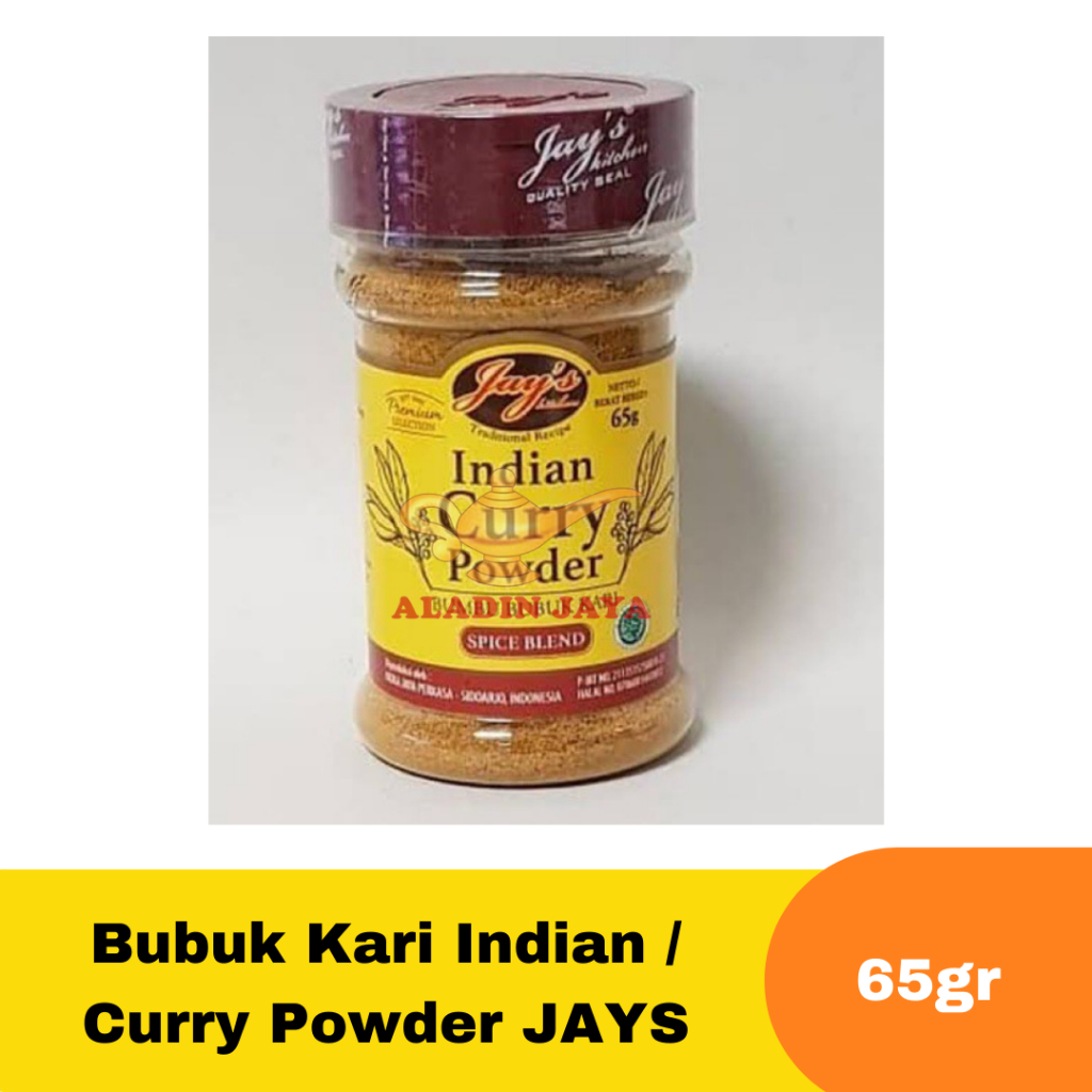 Jual Bubuk Kari Indian / Curry Powder JAYS ukuran 65gr | Shopee Indonesia