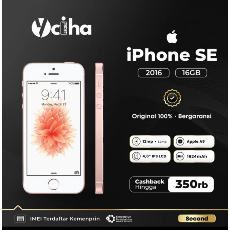 Jual Iphone SE 64 Gb Second | Shopee Indonesia