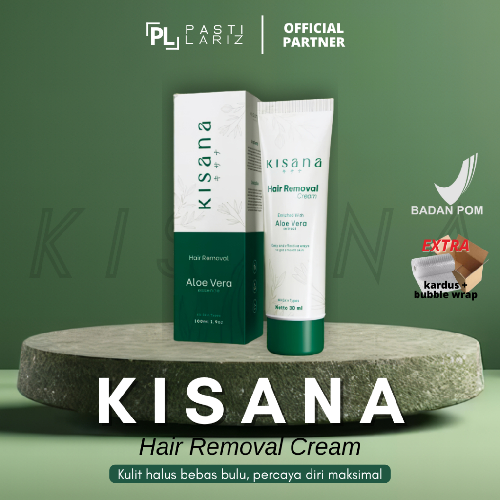 Jual KISANA Hair Removal Cream Krim Perontok Bulu Tanpa Rasa Sakit BPOM ...