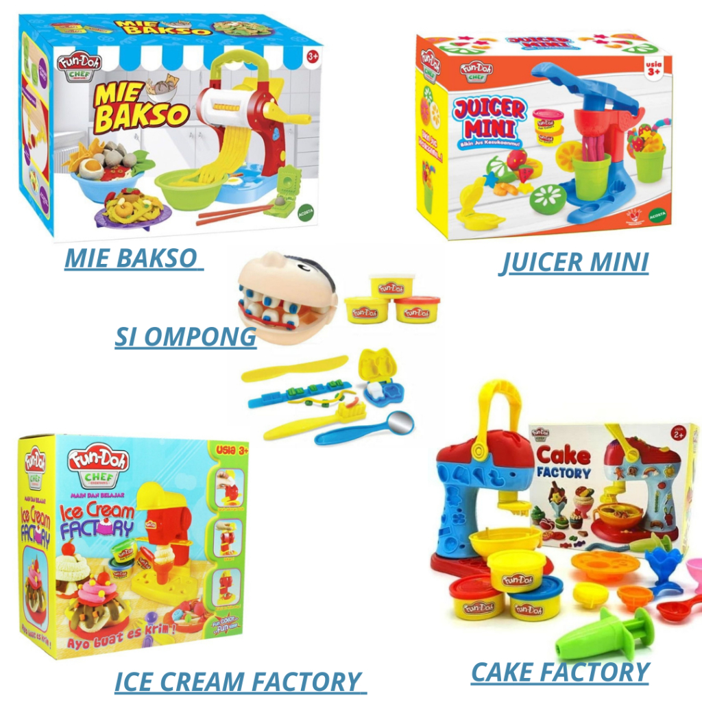 Jual Fundoh / Fun doh Mainan Anak | Shopee Indonesia