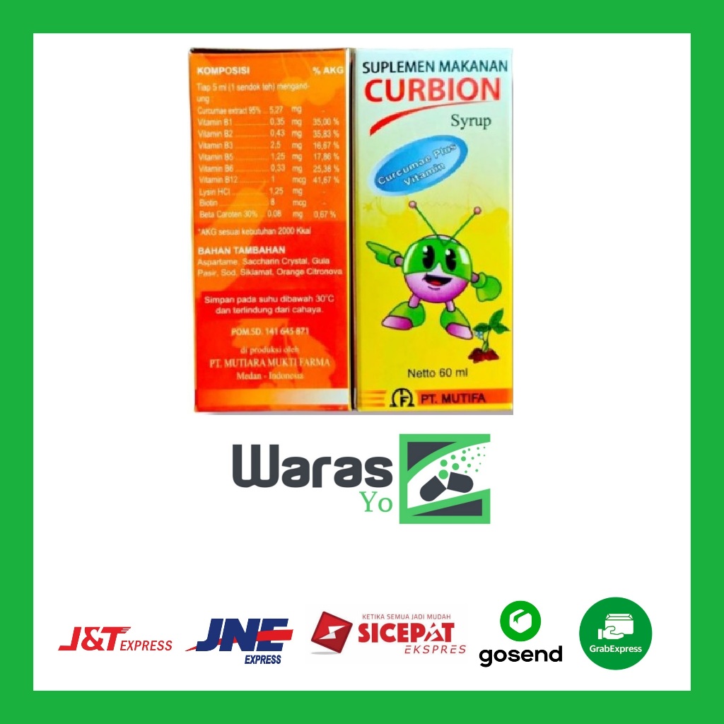 Jual [WS] CURBION SIRUP 60 ML / CURBION SYRUP - MULTIVITAMIN ANAK ...