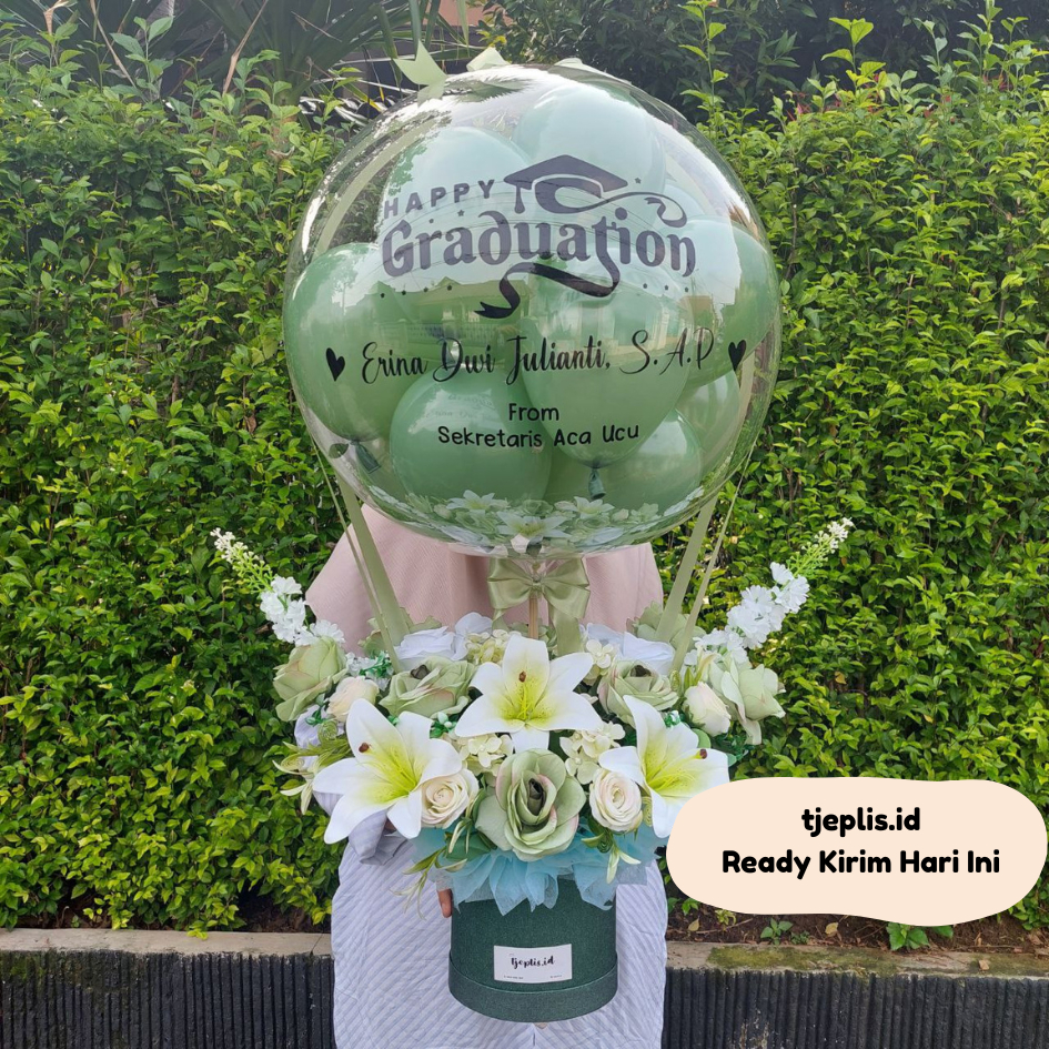 Jual [BISA KIRIM HARI INI] Bouquet Balon FULL BUNGA Box XTRA LARGE BIG ...