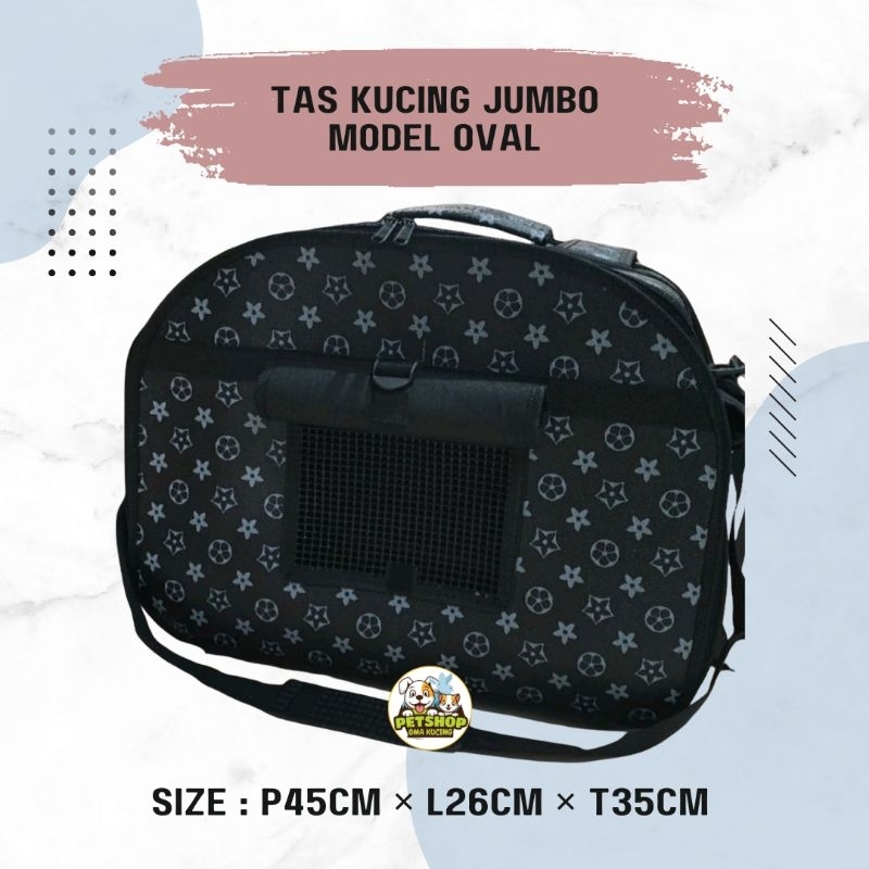 Jual TAS KUCING JUMBO Model Oval Tas Musang Tas Kelinci Reptil Oter ...