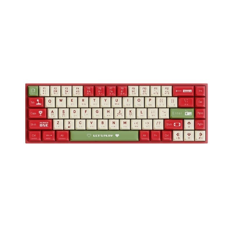 Jual Ajazz AK680 / AK-680 Dual Tone 65% Mechanical Keyboard Wired ...