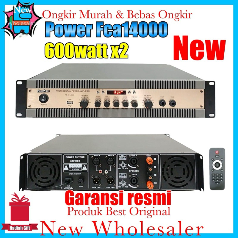 Jual Power Sound Audio Firtsclass Fca14000 600watt x2 original resmi ...