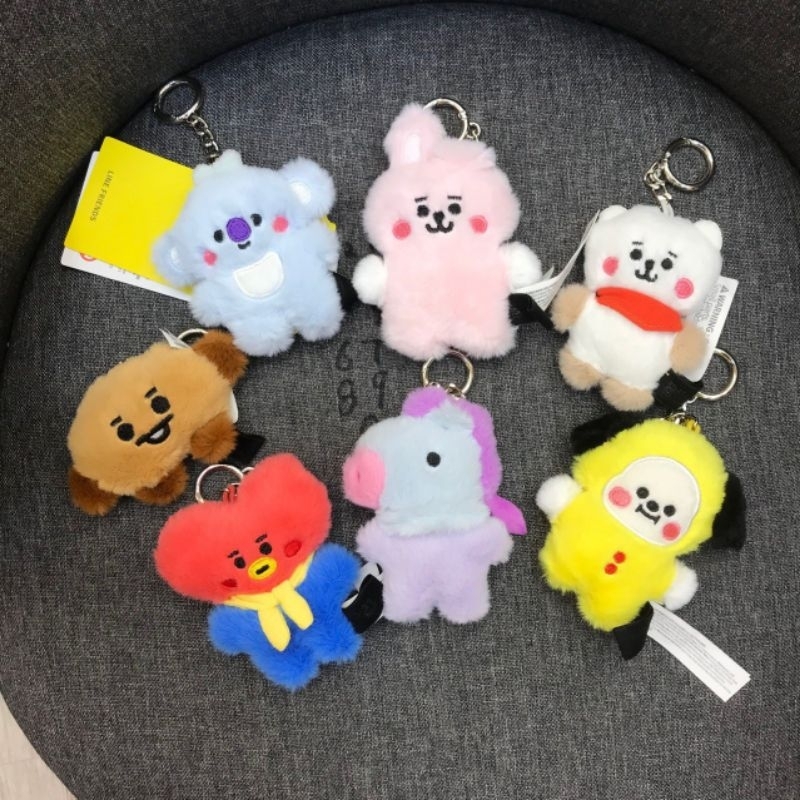 Jual [READY STOCK] TRS11 | BTS BABY BT21 DOLL| BT21 FLAT FUR CHARM ...