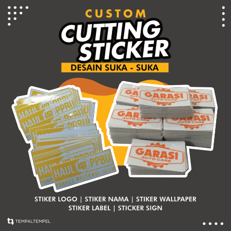 Jual Custom Cutting Sticker Desain Suka suka Logo Usaha, Logo Komunitas ...