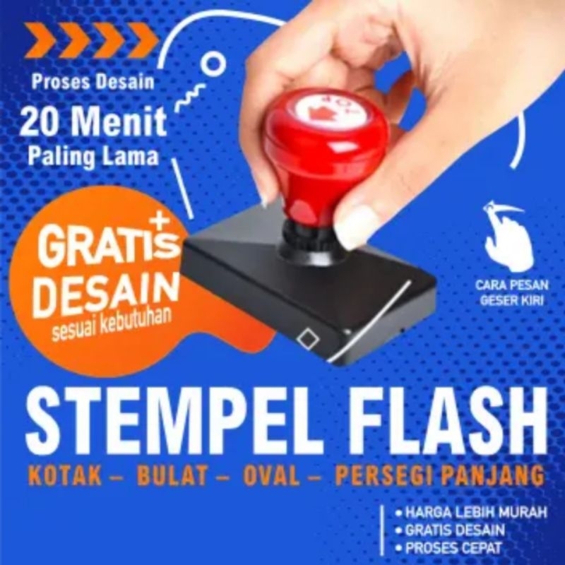 Jual Stempel Flash / Stempel Otomatis | Shopee Indonesia