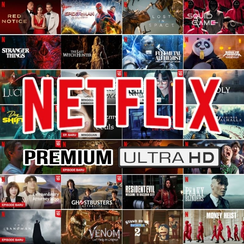 Jual NETFLIX PREMIUM ULTRA HD (NO VPN) | Shopee Indonesia
