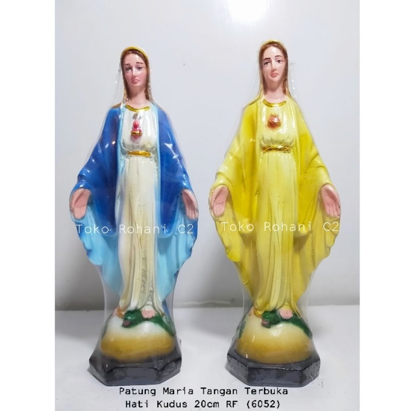 Jual Patung Maria Tangan Terbuka MTT Hati Kudus 20cm (6052) - Patung ...
