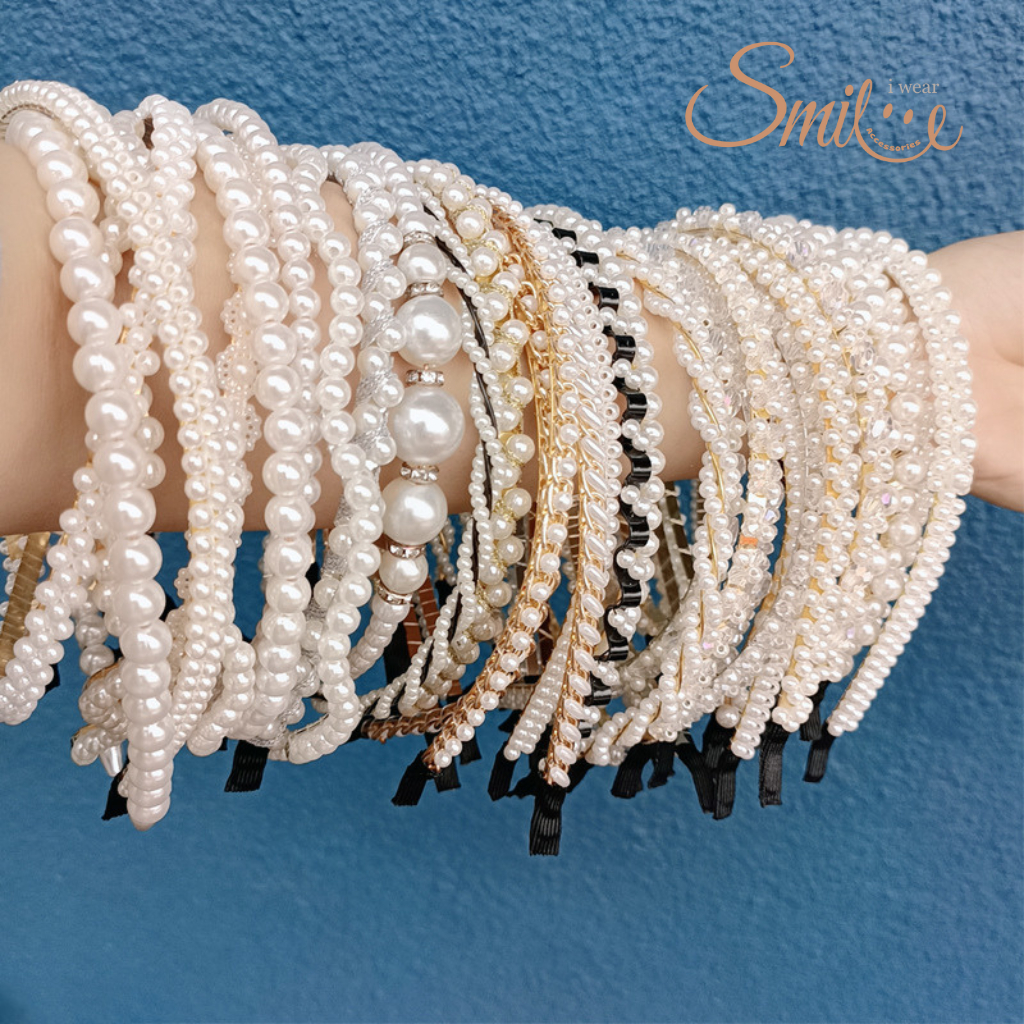 Jual BANDO MUTIARA PEARL GAYA KOREA UNTUK SEHARI HARI CANTIK DAN ...