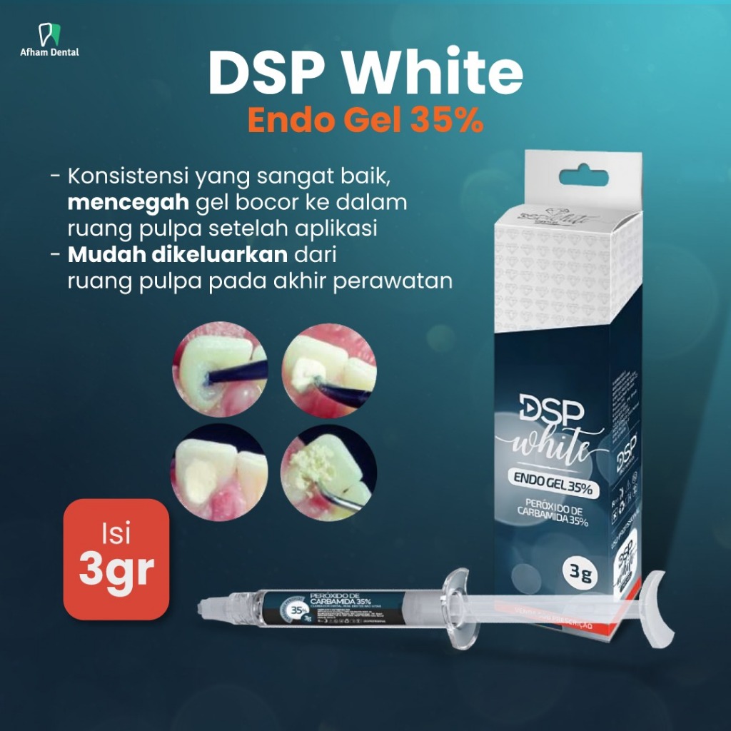 Jual DENTAL DSP WHITE ENDO GEL WHITENING BLEACHING ENDO / INTRA CORONAL ...