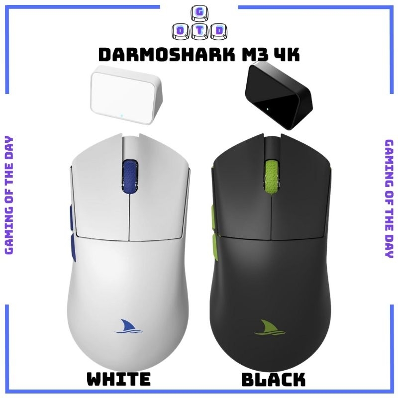 Jual DARMOSHARK M3 M3S Pro 4K Mouse Gaming 3-Modes Wireless Bluetooth Type-C | Shopee Indonesia