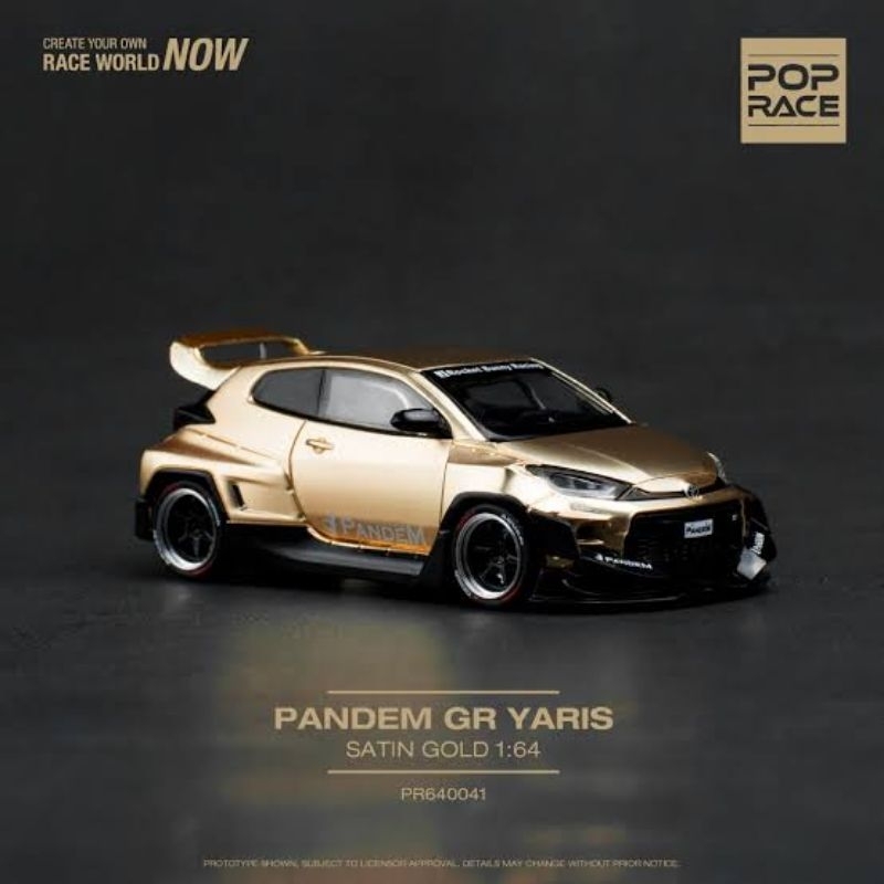 Jual POP RACE PANDEM GR YARIS SATIN GOLD | Shopee Indonesia