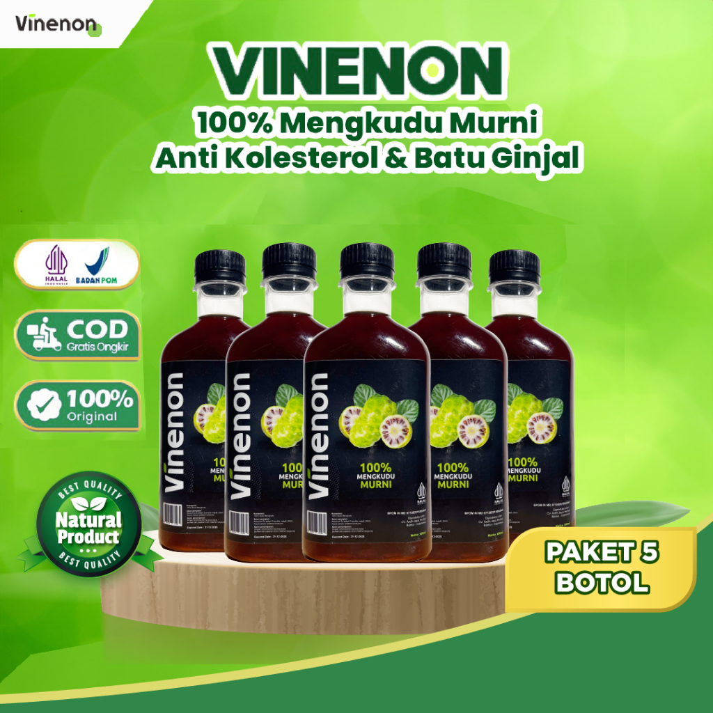 Jual VINENON - Cuka Mengkudu untuk Hancurkan Batu Ginjal & Melancarkan ...