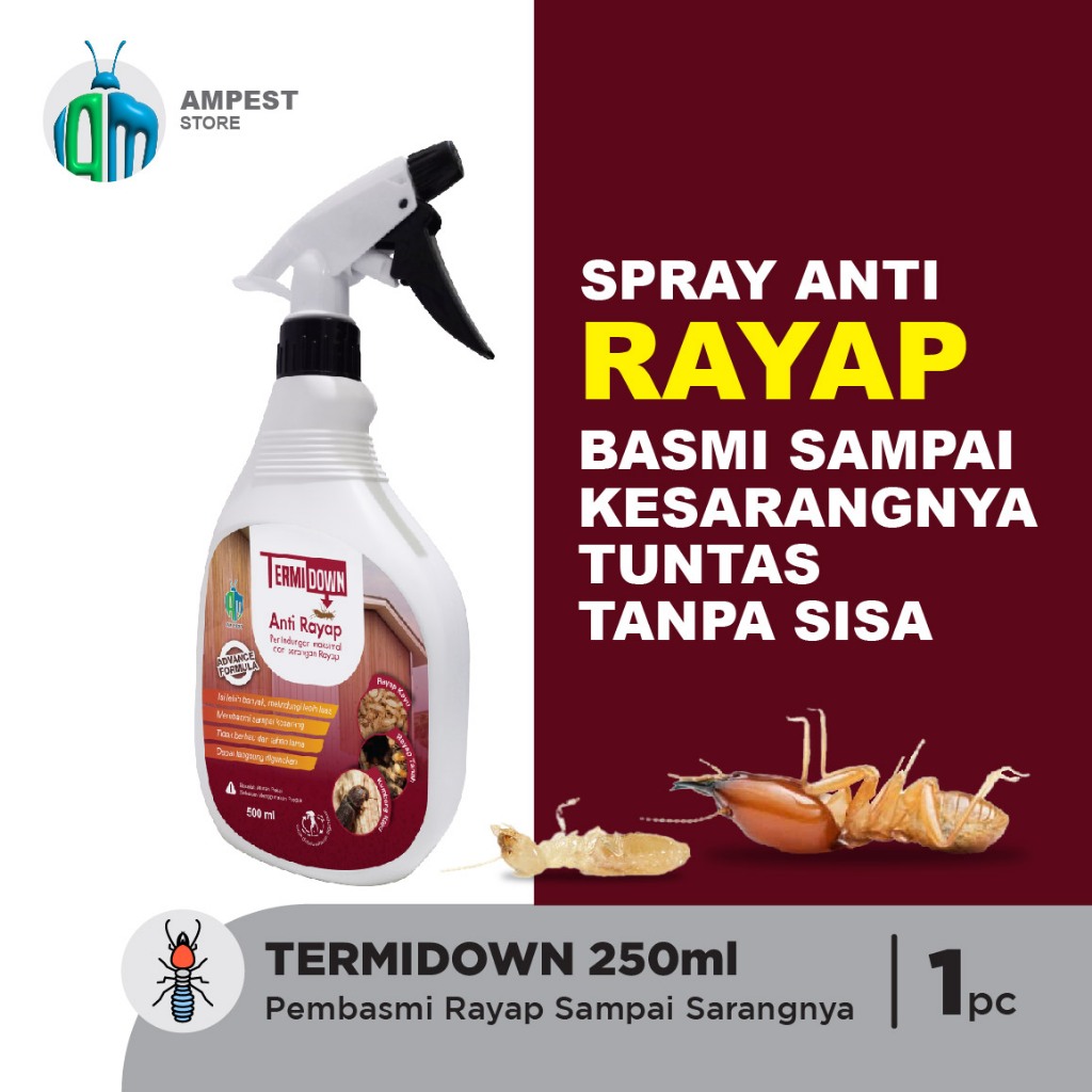 Jual Pembasmi Rayap – Pembasmi Rayap Spray – Termidown – 500 ML | Shopee Indonesia