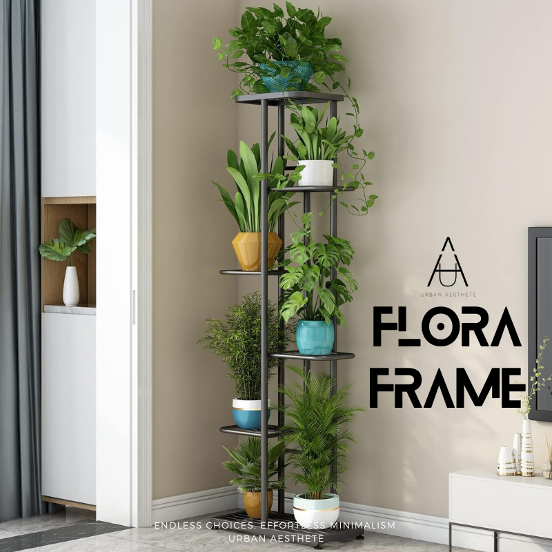 Jual FLORAFRAME Rak Tatakan Tanaman Bunga Hias Standing Pot Susun Tower ...