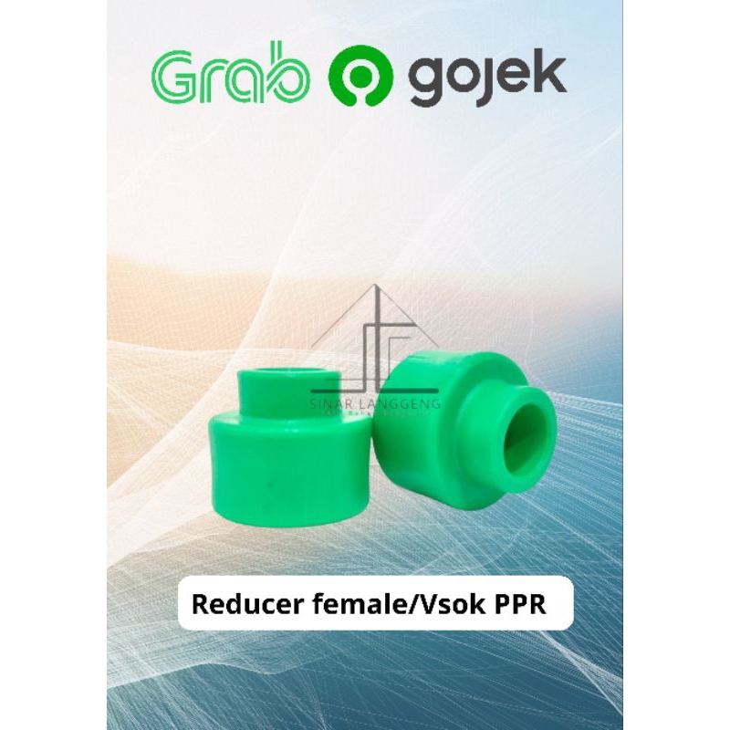Jual RUCIKA REDUCER FEMALE SOCKET PPR 90X50MM (3X11/2") VLOK SOK ...