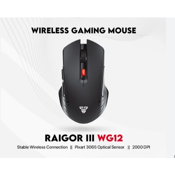 Jual Fantech WG12 Raigor III Mouse Wireless Gaming | Shopee Indonesia