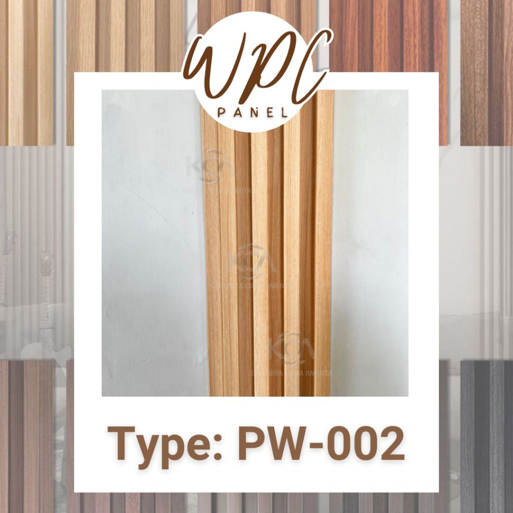Jual WPC Wall Panel Composite Type PW-002 Size 2900x160x24mm Dekorasi ...