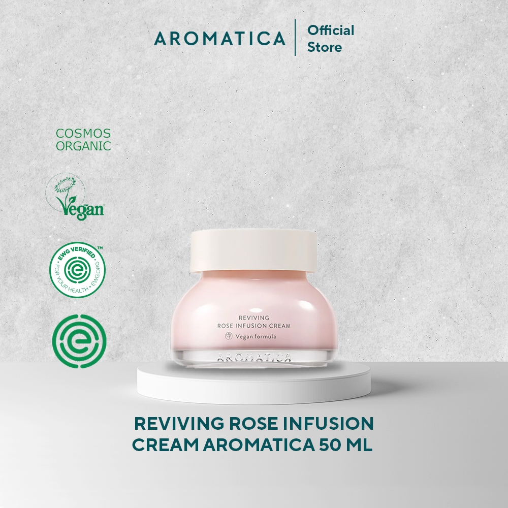 Jual Aromatica - Reviving Rose Infusion Cream 50 ml | Shopee Indonesia
