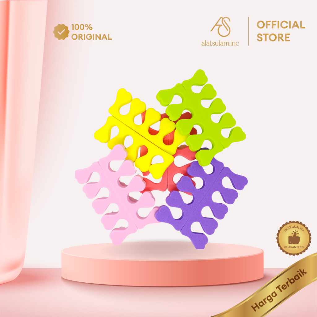 Jual [RANDOM] Finger Toe / Nail Art Separator Manicure Pedicure ...