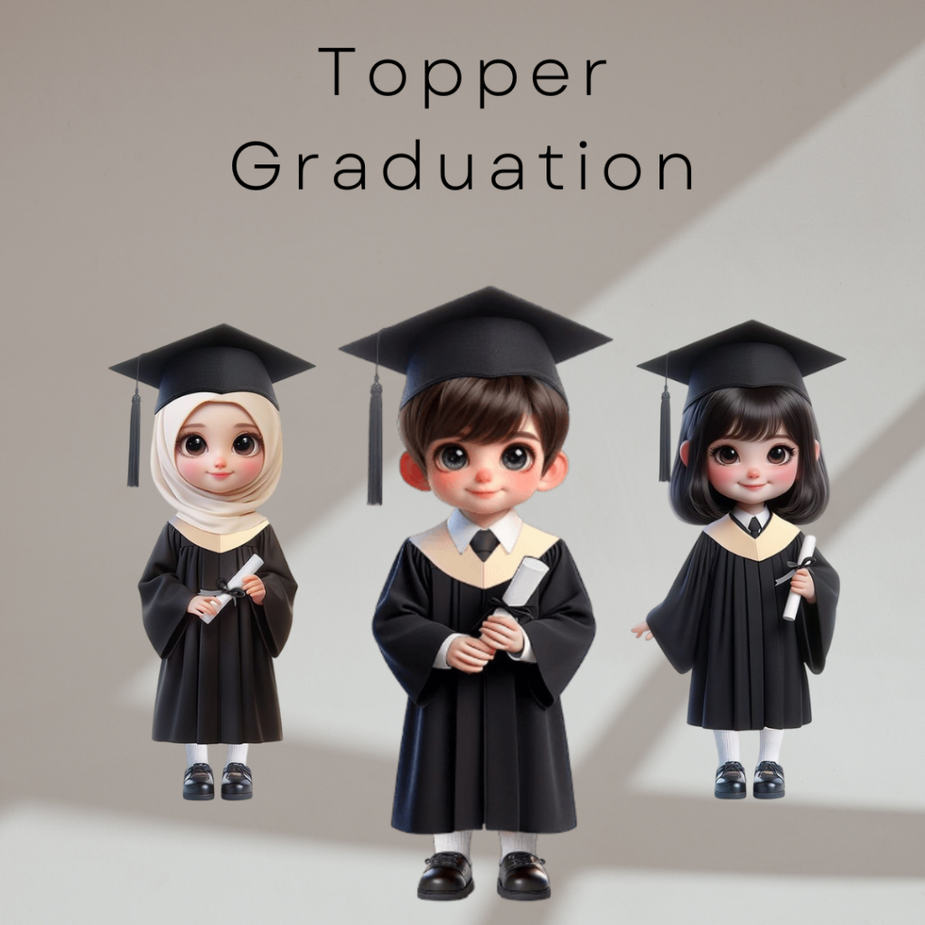 Jual CTG02 Topper Akrilik Wisuda Cowok Cewek Hijab Souvenir Dekorasi ...