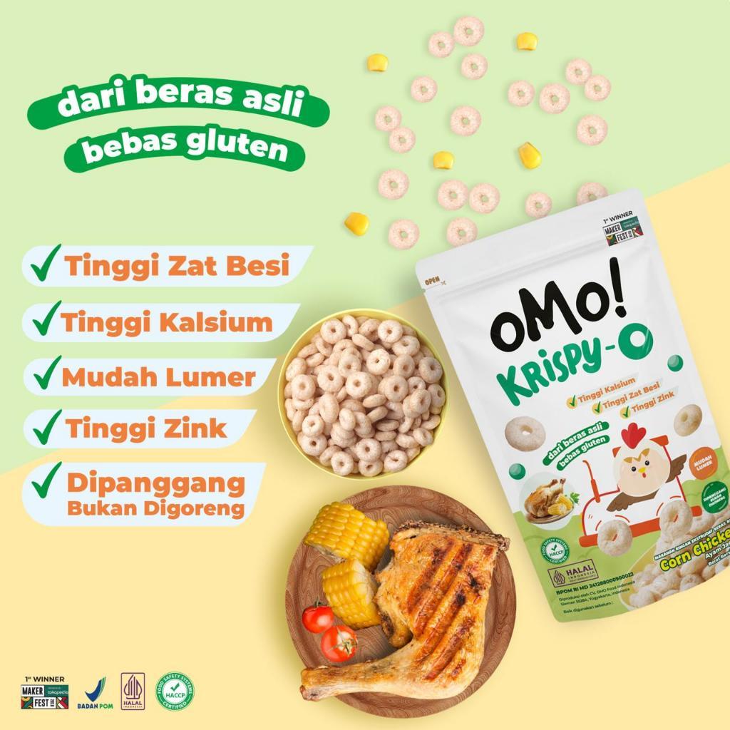 Jual OMO! Krispy - O 15g Cemilan Snack MPASI Anak Bayi Sehat Gluten ...