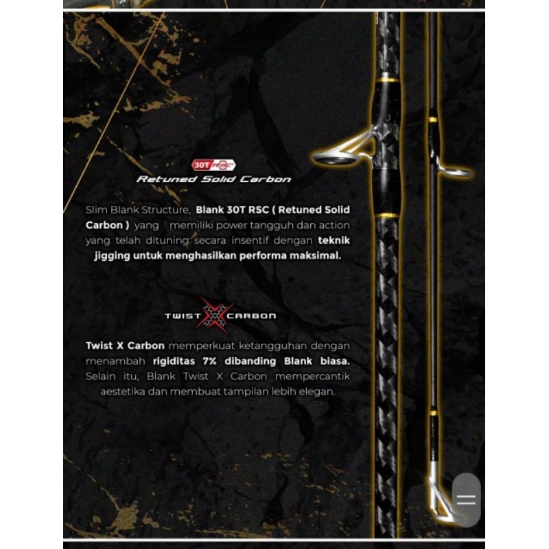 Jual JORAN DAIDO TRISULA TERROR SPINNING JIG 602/180CM FUJI | Shopee ...