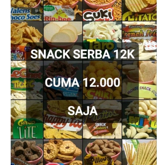 Jual Snack serba 12 ribu jajan kiloan PART 1 | Shopee Indonesia