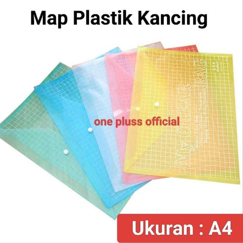 Jual Map Plastik Kancing Ukuran A4 bahan bagus | Shopee Indonesia
