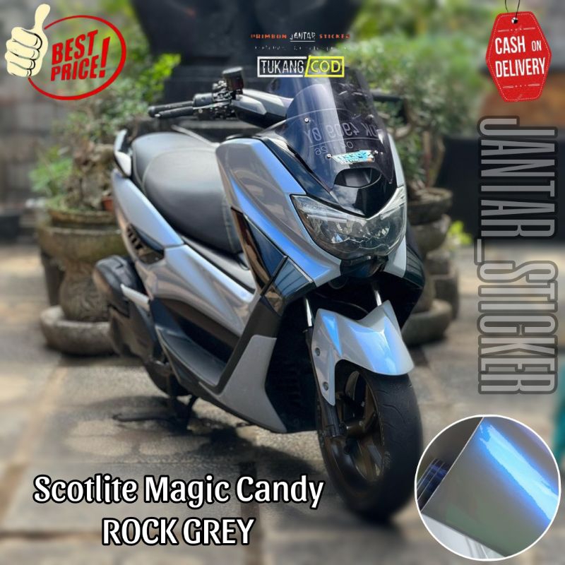 Jual Sticker Scotlite Magic Candy Rock Grey Premium Lebar 50 cm Stiker ...